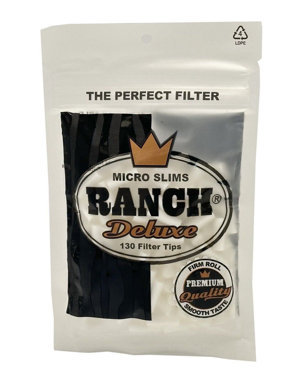 Ranch Deluxe Black Micro Slim Filters, 130 Tips – Your Smoke