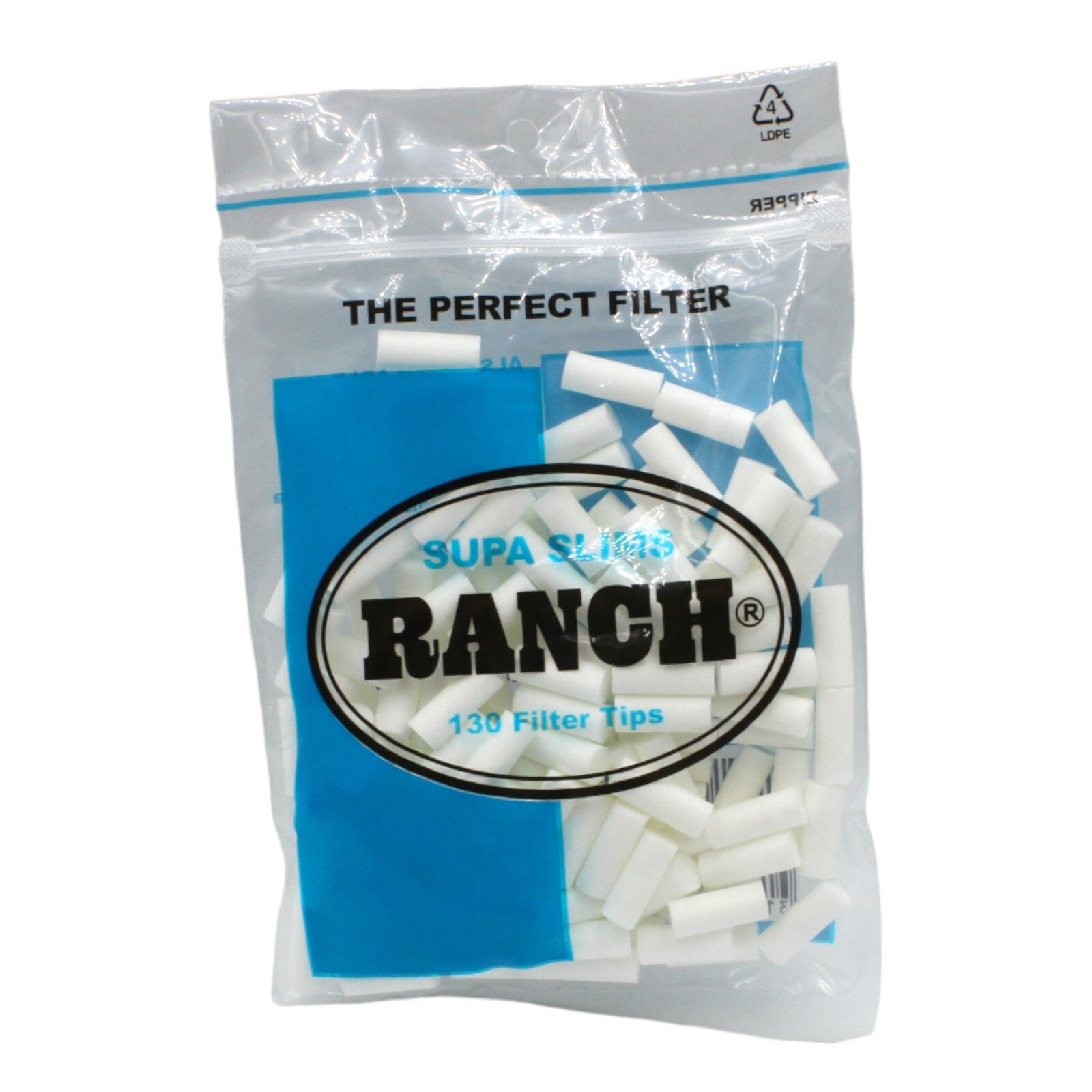 Ranch Supa Slim Light Blue Filters, 130 Tips – Your Smoke