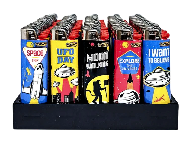 50x BIC Maxi Space Lighters – Your Smoke