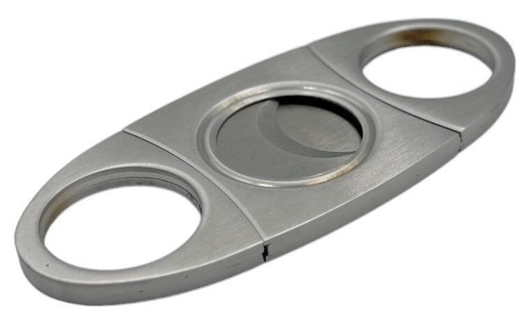 Silver Double Steel Blade Cigar Cutter – Your Smoke