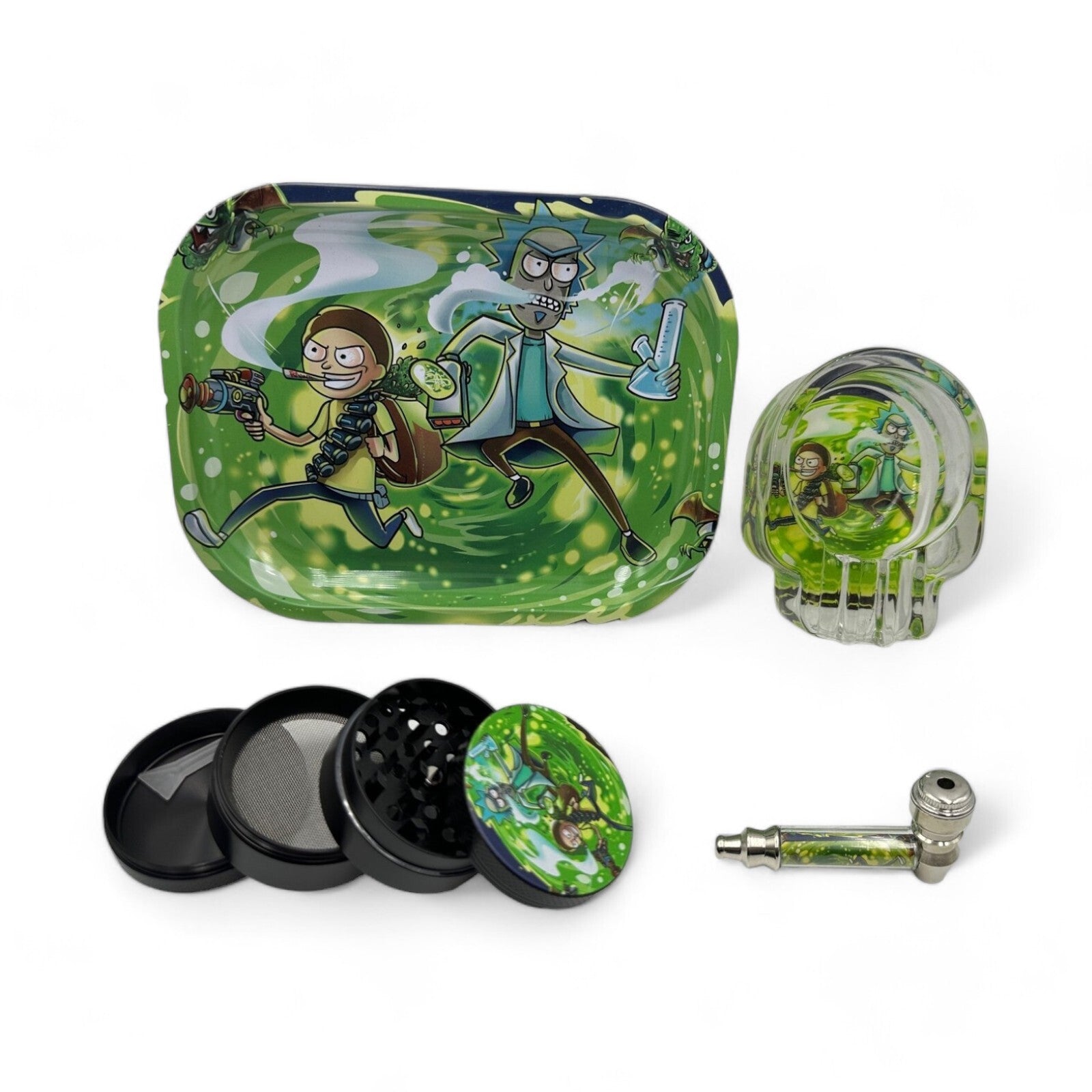 Smoking Gift Set with Pipe, Grinder, Ashtray, and Rolling Tray – Your Smoke