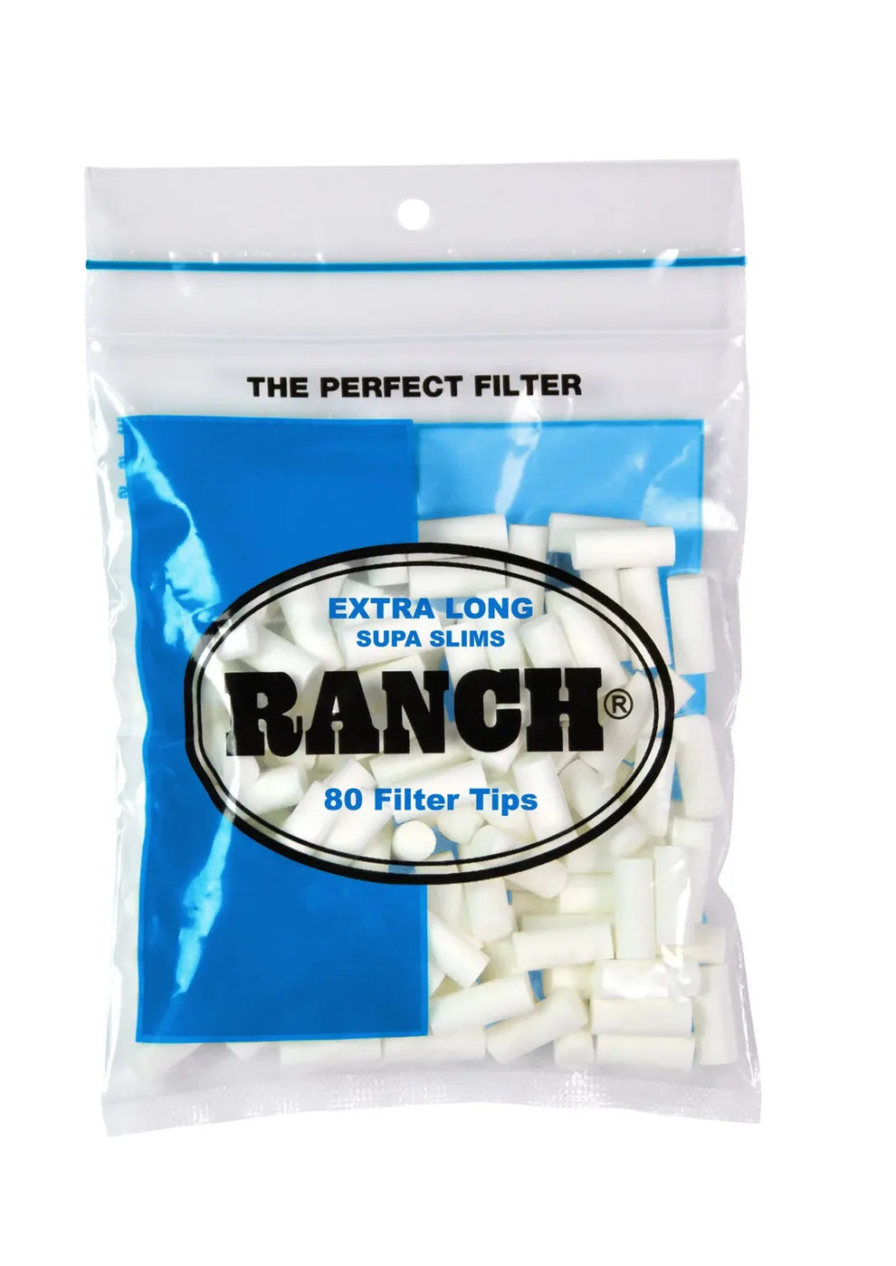 12 Packs Ranch Extra Long Supa Slim Blue Filters (960 Tips) – Your Smoke