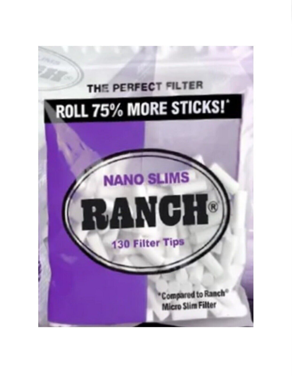 Ranch Nano Slim Purple Filters (130 Tips) – Your Smoke