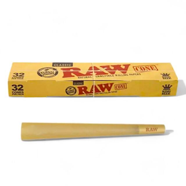 RAW Classic King Size Cones (32 Pack) – Your Smoke