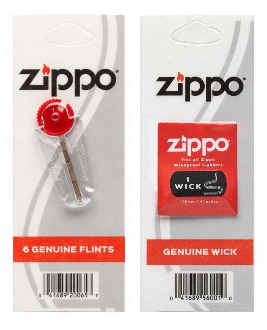 Zippo Lighter Flint + Wick Genuine Original (6 Flints) – Your Smoke