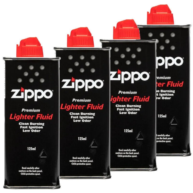 4 Packs Zippo Premium Lighter Fluid (125ml) – Your Smoke