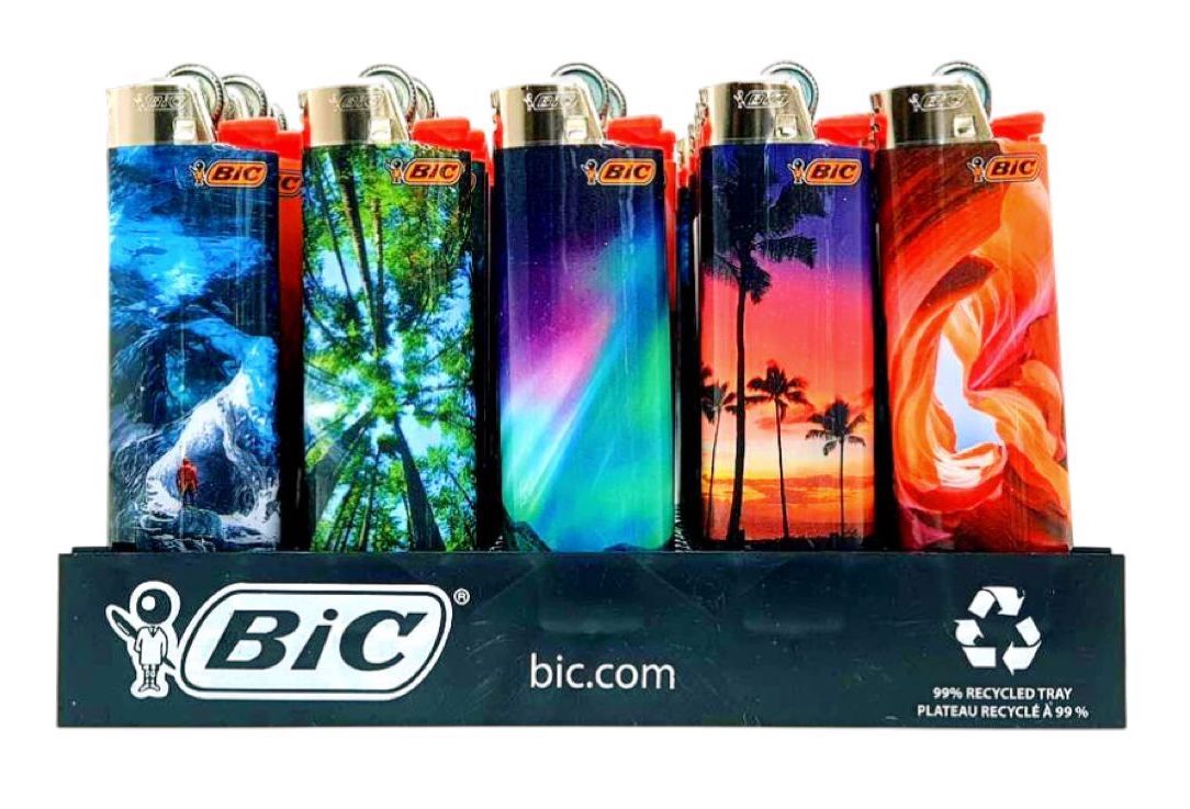 Box of 50 BIC Maxi Landscape Lighters (J26) – Your Smoke