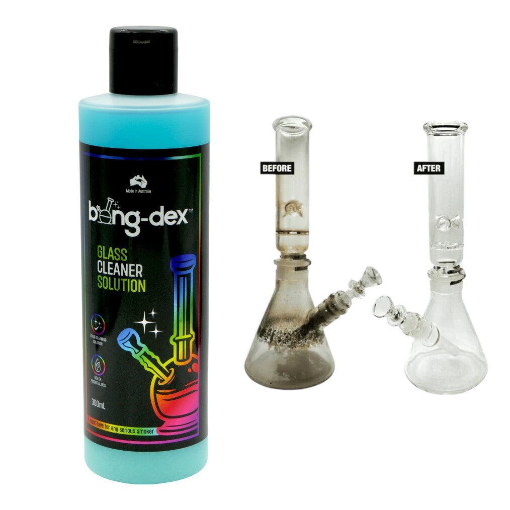 BONGDEX - Glass Cleaner Solution 300ml Bong Cleaner Pipe Original AUS ...
