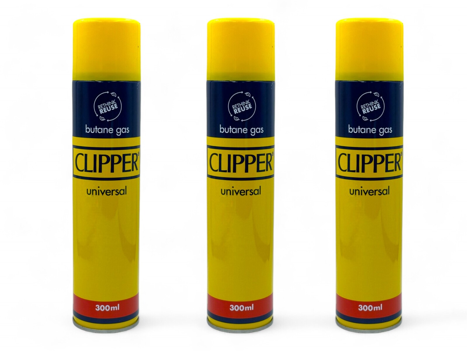 3 Packs Clipper Universal Premium Lighter Fluid Butane Gas Refill (300 ...