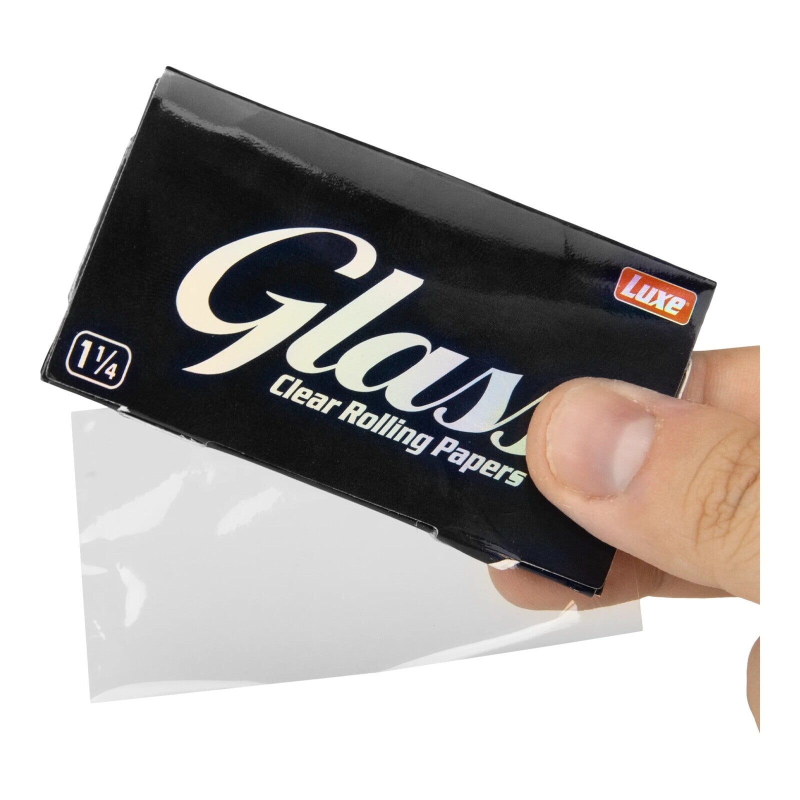 Glass Clear Rolling Papers 1 1/4 Size Slim Natural (50 Leaves) – Your Smoke