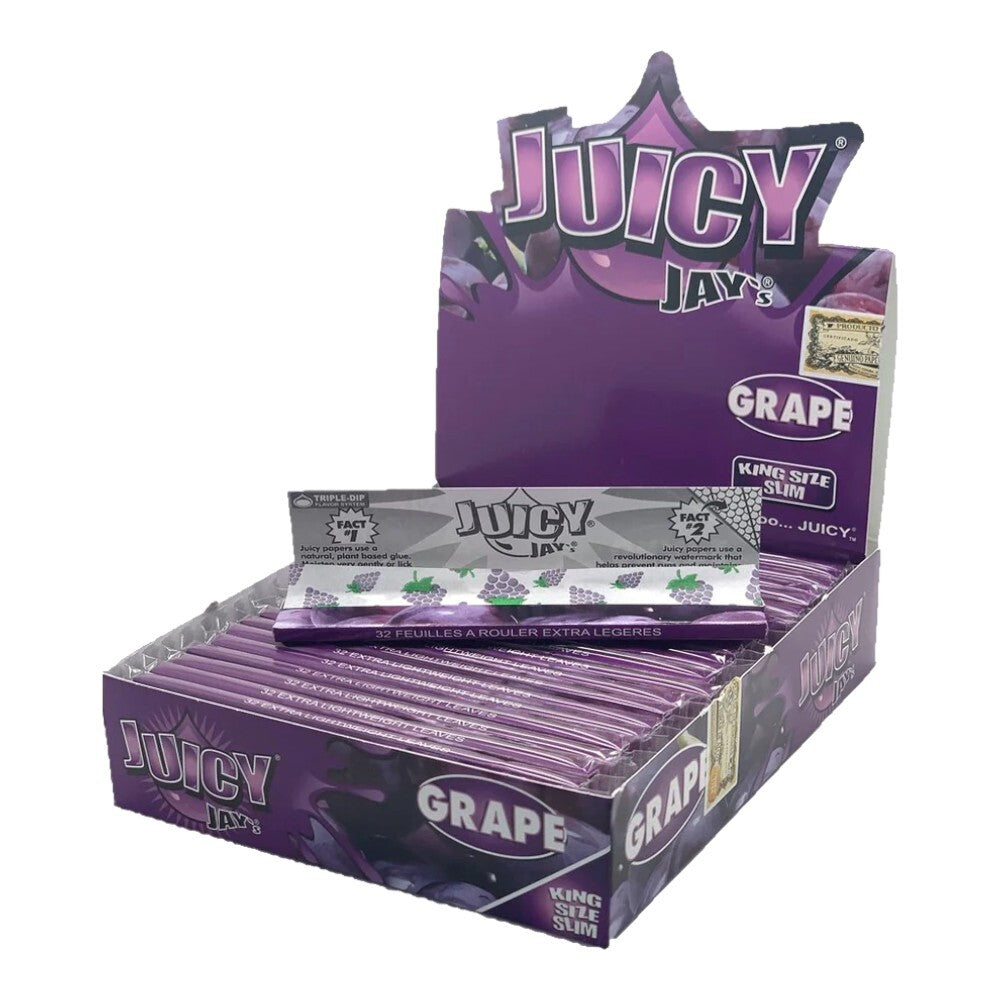 Juicy Jays Grape King Size Rolling Papers Box of 24 – Your Smoke