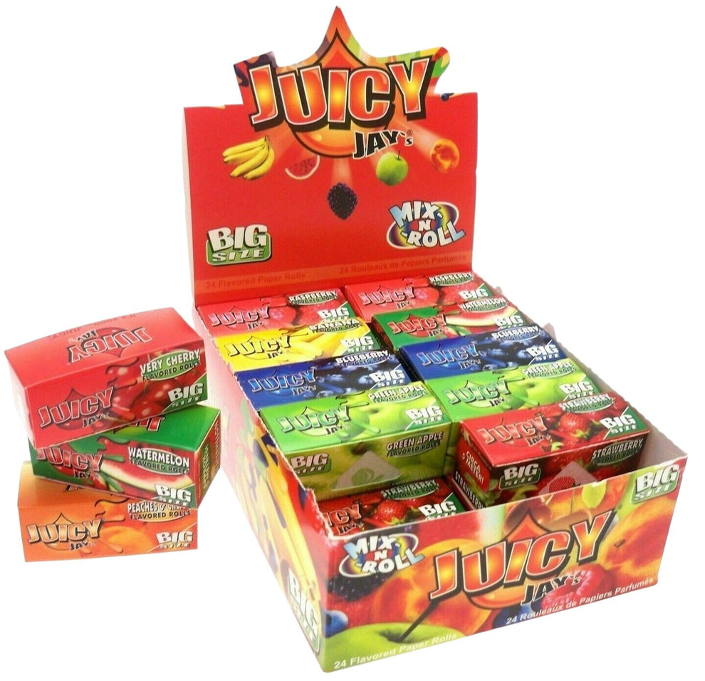 Juicy Jays Mix Flavoured Rolling Papers - 24 Rolls – Your Smoke