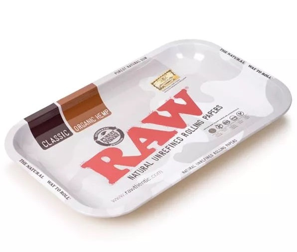 Raw Metal Rolling Tray - Arctic Camouflage - Small – Your Smoke